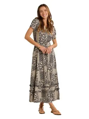BRAKEBURN Katerina Printed Maxi Dress