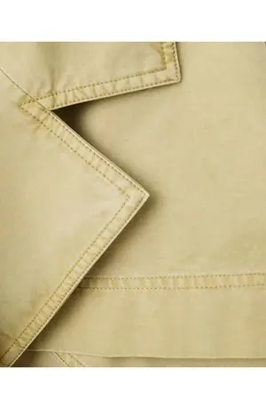 Mango Belted Denim Jacket