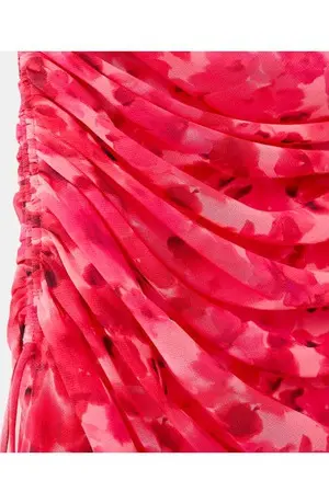 Mango Floral Asymmetric Dress