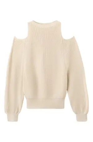 Mango Cold Shoulder Sweater