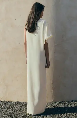 Mango Asymmetric Column Dress