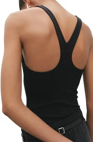 Mango Open Back Fitted Bodysuit