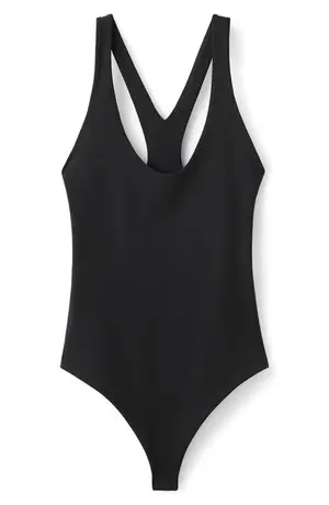 Mango Open Back Fitted Bodysuit