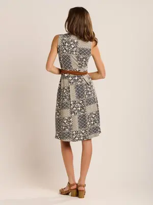 BRAKEBURN Iro V-neck Printed Dress