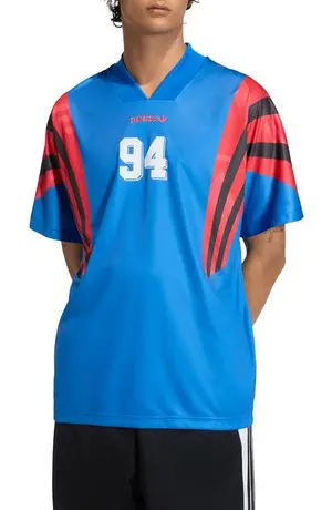 Adidas Santiago Aop Infill Soccer Jersey - Blue//