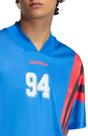Adidas Santiago Aop Infill Soccer Jersey - Blue//