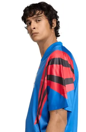 Adidas Santiago Aop Infill Soccer Jersey - Blue//