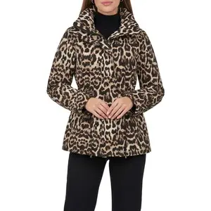 Gorski Lightweight Printed Jacket With Concealed Hood - Lprd