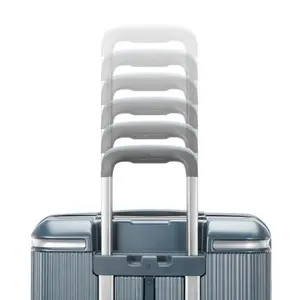 SAMSONITE Silhouette 18 Checked Spinner Luggage - Black