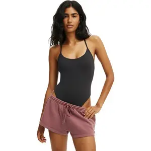 Cotton:on Active Ultra Soft High Side Bodysuit - Black