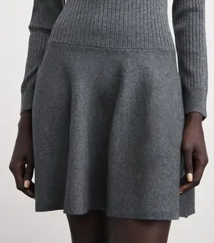 Maje Embellished Collar Knit Mini Dress