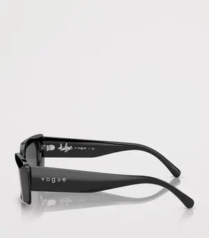 VOGUE Acetate Pillow Sunglasses - Black