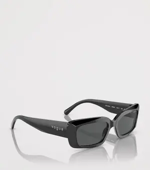 VOGUE Acetate Pillow Sunglasses - Black