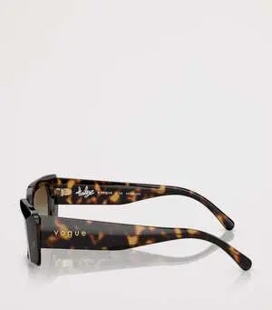VOGUE Acetate Pillow Sunglasses - Brown