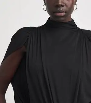 ESSE STUDIOS Cape-detail Solina Maxi Dress