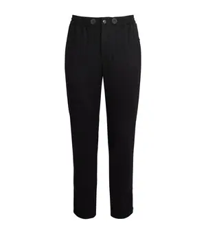 ALAN SCOTT Cashmere-blend Sweatpants - Black