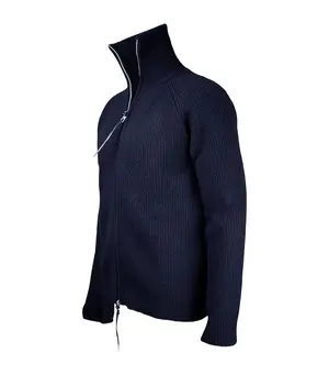 ALAN SCOTT Cashmere Rib-knit Cardigan