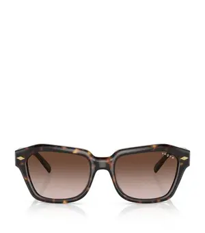 VOGUE Acetate Irregular Sunglasses - Brown