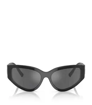 Tiffany & Co. Acetate Irregular Sunglasses - Black