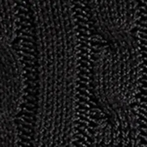 Ralph Lauren Silk Cable-knit Cropped Cardigan - Black