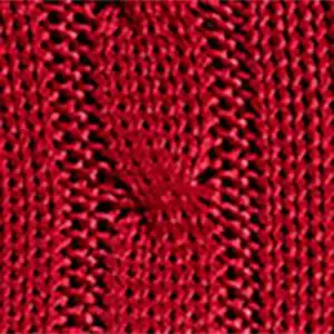 Ralph Lauren Silk Cable-knit Cropped Cardigan - Red