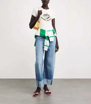 MOTHER The Half-pipe Ankle-cuff Jeans - Blue
