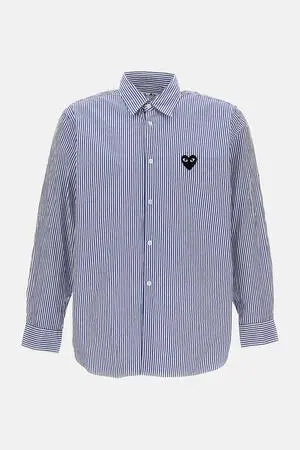 Play Comme Des Garcon Striped Shirt - Blue