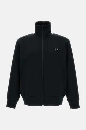 Play Comme Des Garcon Zip Sweatshirt - Nero