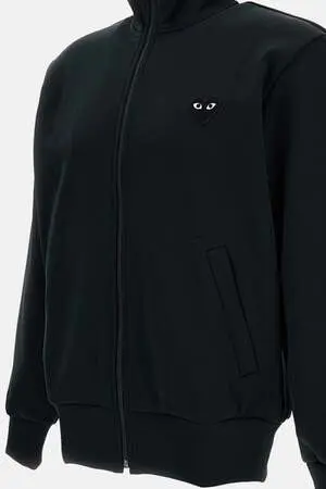 Play Comme Des Garcon Zip Sweatshirt - Nero