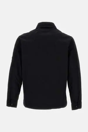 C.P. COMPANY Giacca/camicia Over Con Zip In Gabardine Organico