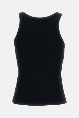 Maison Kitsuné Logo Top - Black