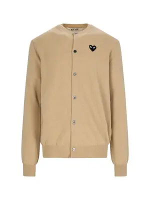 Play Comme Des Garcon Cardigan - Beige