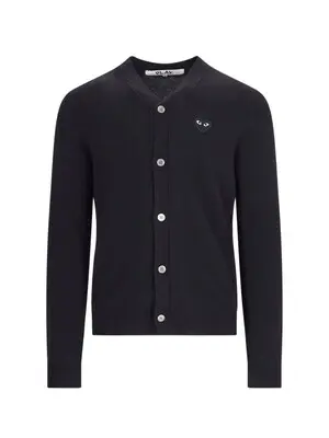 Play Comme Des Garcon Cardigan - Black