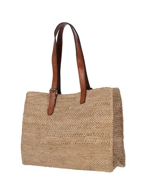 IBELIV Nomade Raffia Tote - Beige