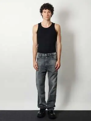 NUMERI 123456789 Numeri Straight Leg Denim With Back Logo Patch