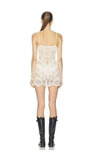HAELO Crochet Mini Slip Dress
