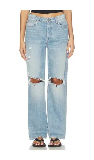 GRLFRND Bella Low Rise Boyfriend Jeans - Denim-light