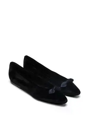 Loro Piana Bow Detail Ballerina Flats