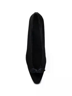 Loro Piana Bow Detail Ballerina Flats