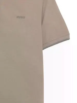 Hugo Logo-printed Polo Shirt - Neutrals