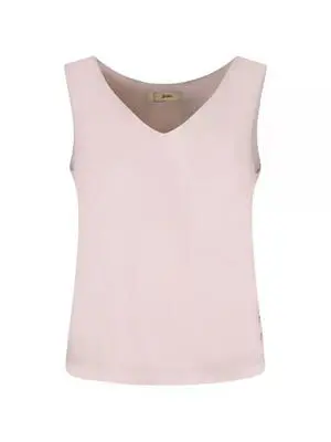 Herno Sleeveless V-Neck Blouse Grey