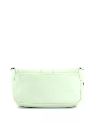 Prada Padded Buckle Nappa Leather Small Crossbody Bag - Green