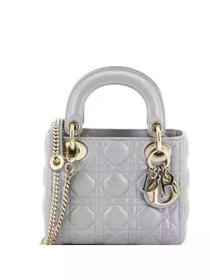 Dior Lady Chain Bag Cannage Quilt Lambskin Mini Satchel