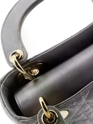 Dior Lady Chain Bag Cannage Quilt Lambskin Mini Satchel