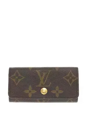 LOUIS VUITTON 2021-2024 Monogram 4 Key Holder - Brown