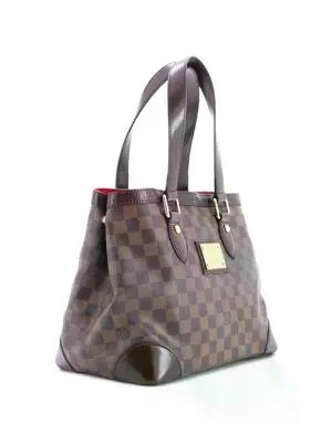 LOUIS VUITTON Hampstead Handbag Damier Pm Tote - Brown