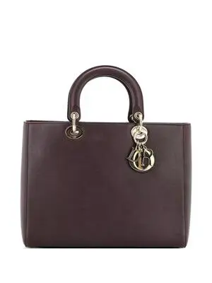 Dior Lady Large Tote Bag - Red