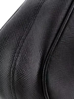 Prada Re-edition Hobo Saffiano Leather Mini Shoulder Bag - Black