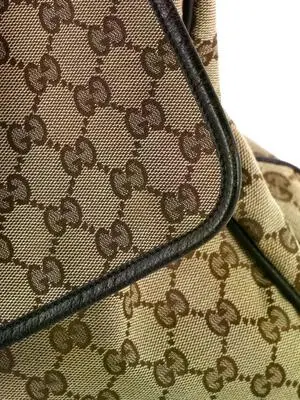 Gucci Gg Canvas Flap Messenger Bag
