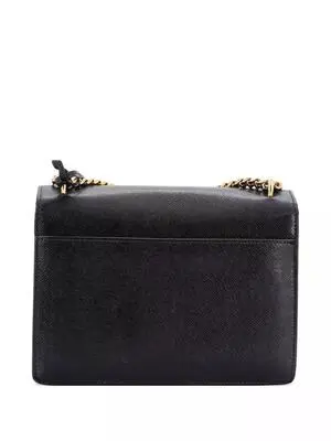 Saint Laurent Sunset Leather Medium Crossbody Bag - Black